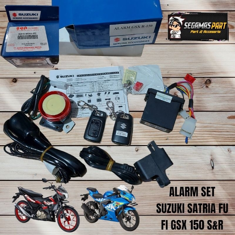 Original Suzuki GSX S 150 R 150 Satria SGA remote Alarm set | Shopee Philippines