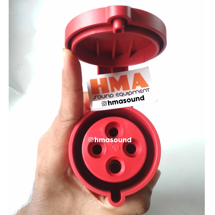 Industrial Mobile Mounting Socket 4 Pin 32 Ampere | Shopee Philippines
