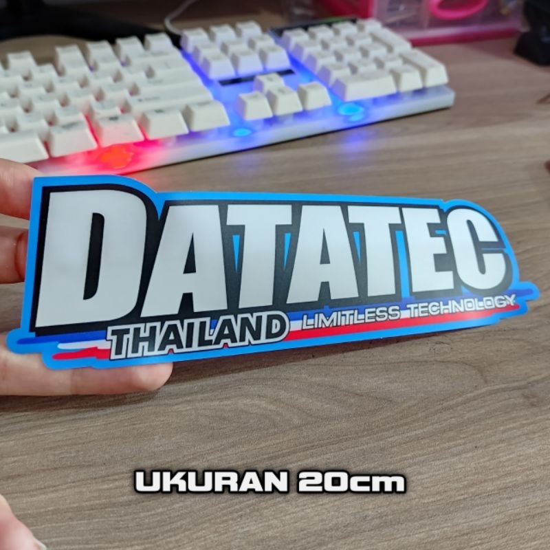 20cm large DATATEC sticker suitable for Thai land squid diesel cars ...