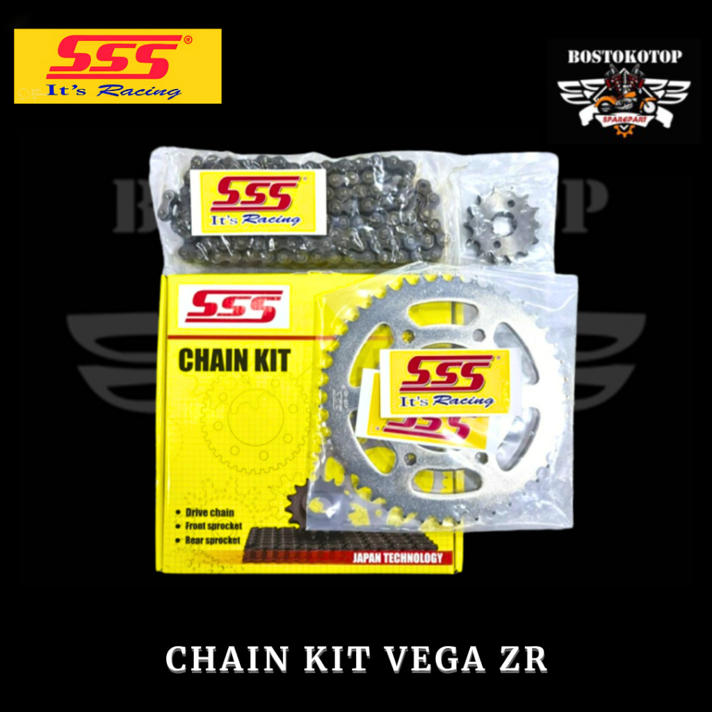 Sss Chain Gear Kit Gear Set Yamaha Vega ZR Jupiter Z1 Original Chain ...
