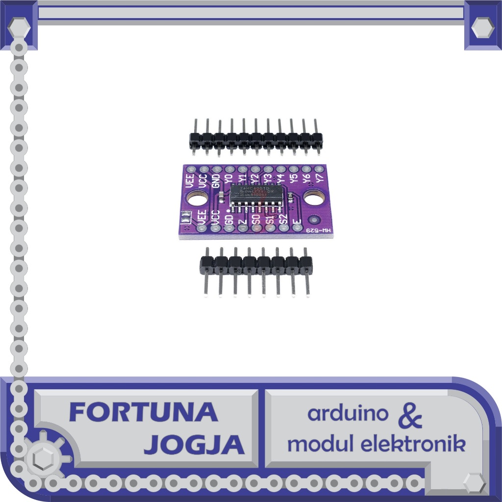 Multiplexer 74HC4051 8 Channel Analog & Digital Module | Shopee Philippines