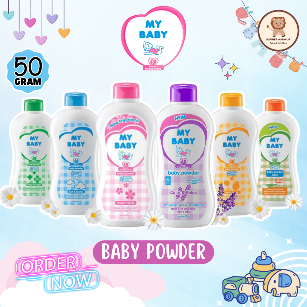 My Baby Powder Baby Powder 50 Grams | Shopee Philippines