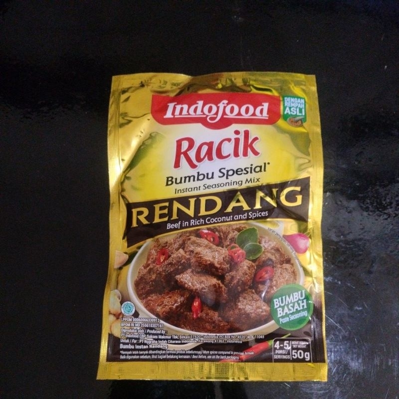 INDOFOOD RACIK RENDANG 50G | Shopee Philippines