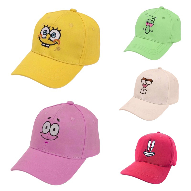 Children's Hat Cartoon Character Spongebob Patrick Squidward Mr. Crab ...