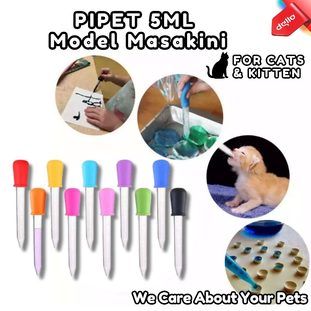 Medicine Feeder Pipette Tool 5ml Animal Kitten CAT 2in1 Pipette Spetan ...
