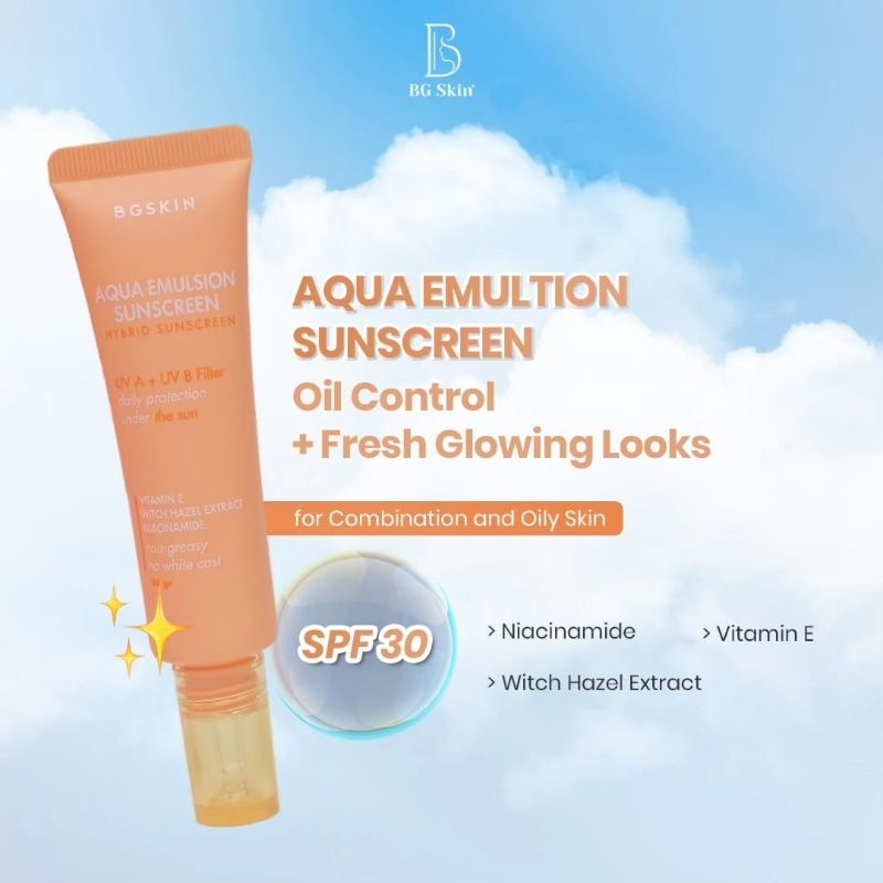Suncare EMULTION BG SKIN CHANGE BECOME AQUA EMULSION SUNSCREEN BG SKIN ...
