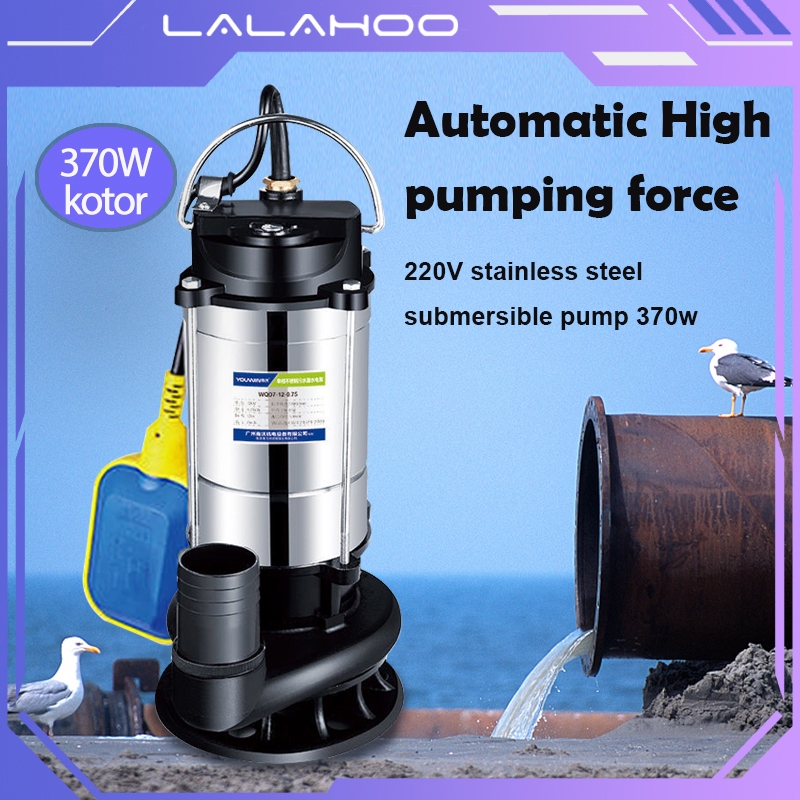 MESIN Automatic Dirty Water Submersible Pump 370Watt Stainless Steel ...