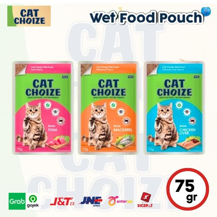Cat Choize POUCH 75gr - Wet Food Sachet Cat Wet Food | Shopee Philippines