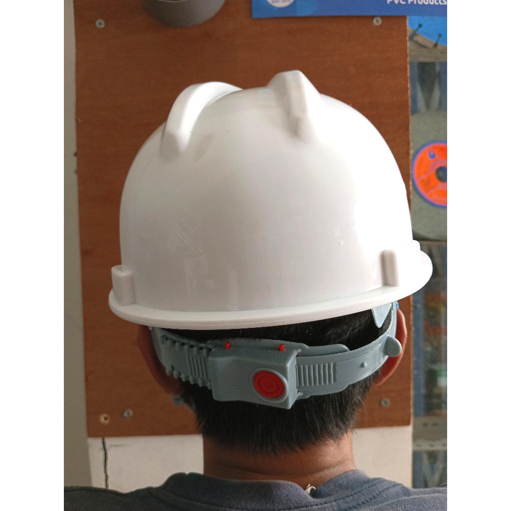 PUTIH 4-point Project Safety Helmet White Color All Size/Quality Safety ...