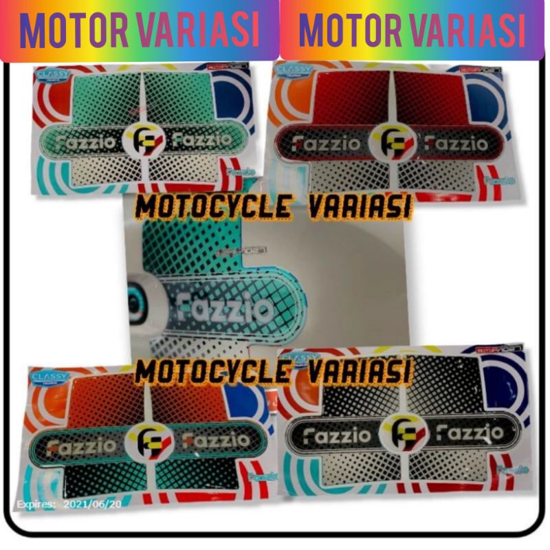 Motopad27 Sticker resin Embossed Side Body Sticker Yamaha fazzio ...