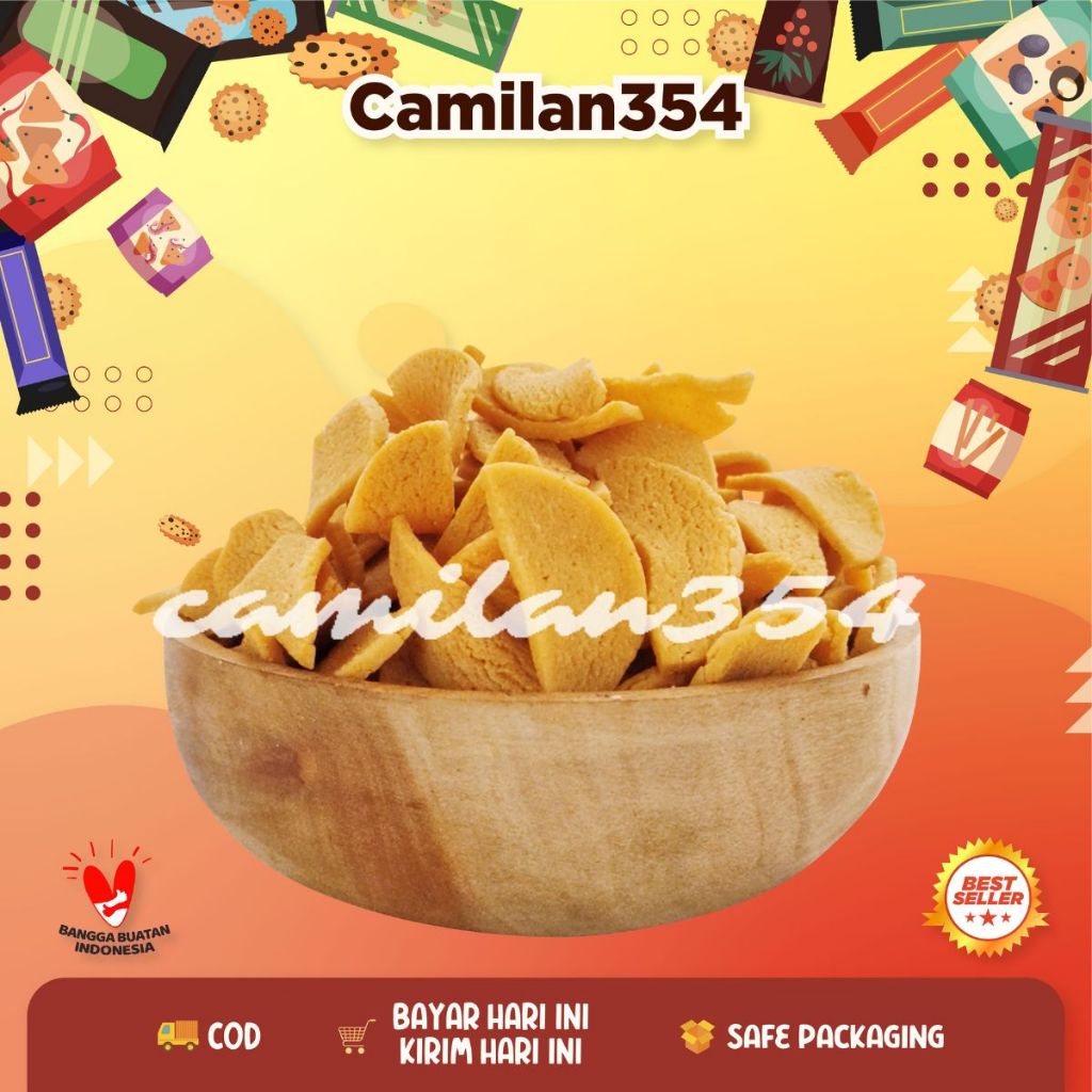 Mika Hafizah Getas Chips - 250gr / Crispy Rice Getas Light Snacks ...