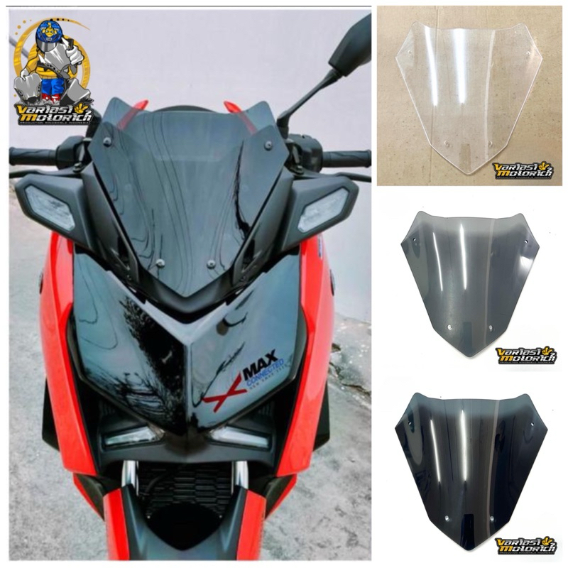 Windshield SPORTY NEW XMAX CONNECTED . Visor XMAX 2023 CONNCETED SPORTY ...