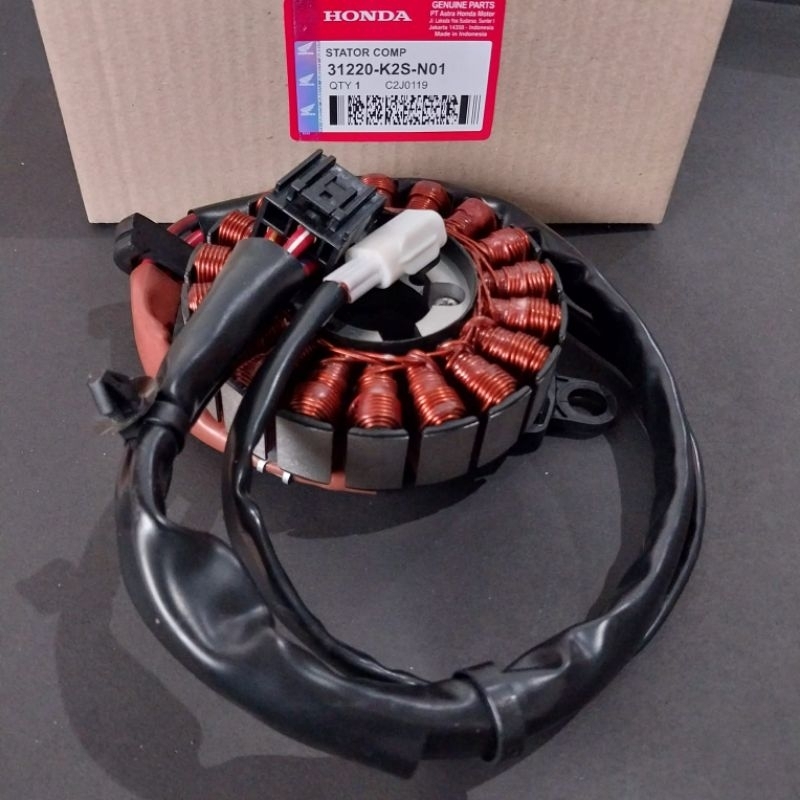 Spull SPOL SPUL STATOR COMP HONDA VARIO 160 TAHUN 2022-SEKARANG K2S ...