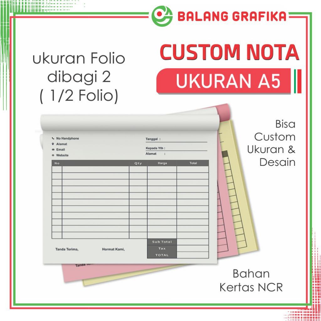 Custom Note Invoice Invoice Road Letter Receipt Shop Receipt NCR Paper ...