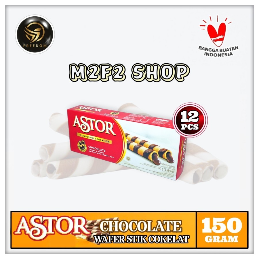 Astor Wafer Stick Wonderful Sensation Double Chocolate - 150 gr (12Box ...