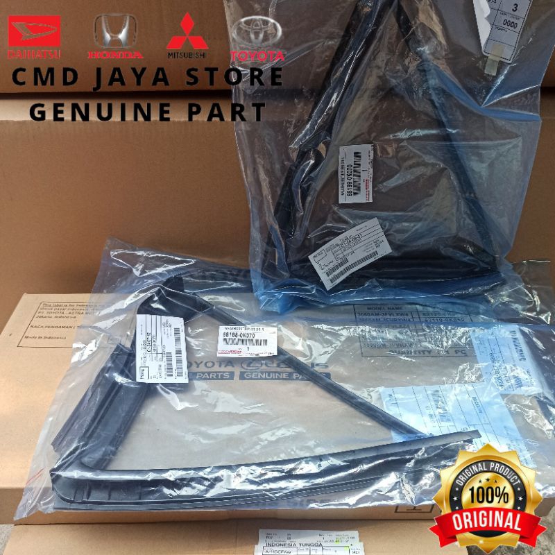 Fortuner VRZ 2016-2023 Rear Glass Triangle Rubber Original Toyota ...