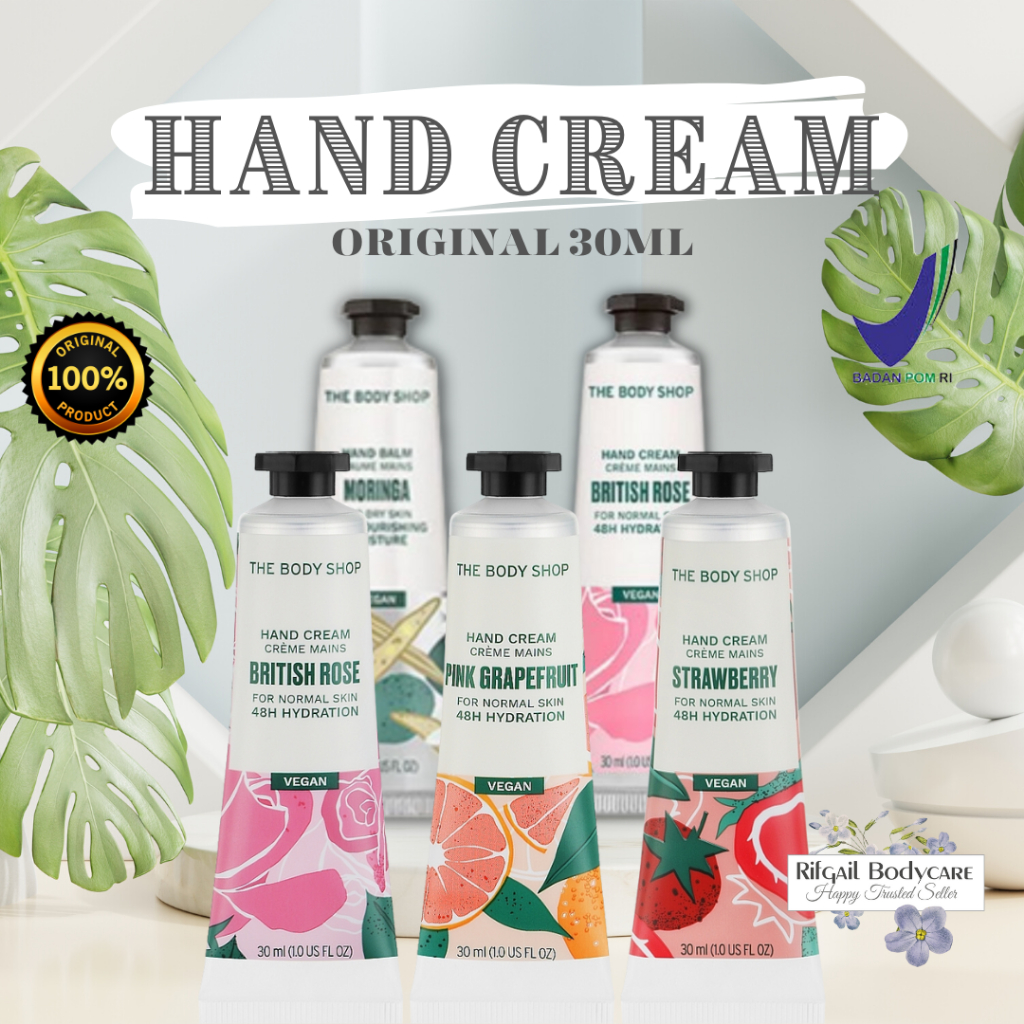 Tbs The Body Shop Hand Cream 30ml Original (Hand Moisturizer) | Shopee ...