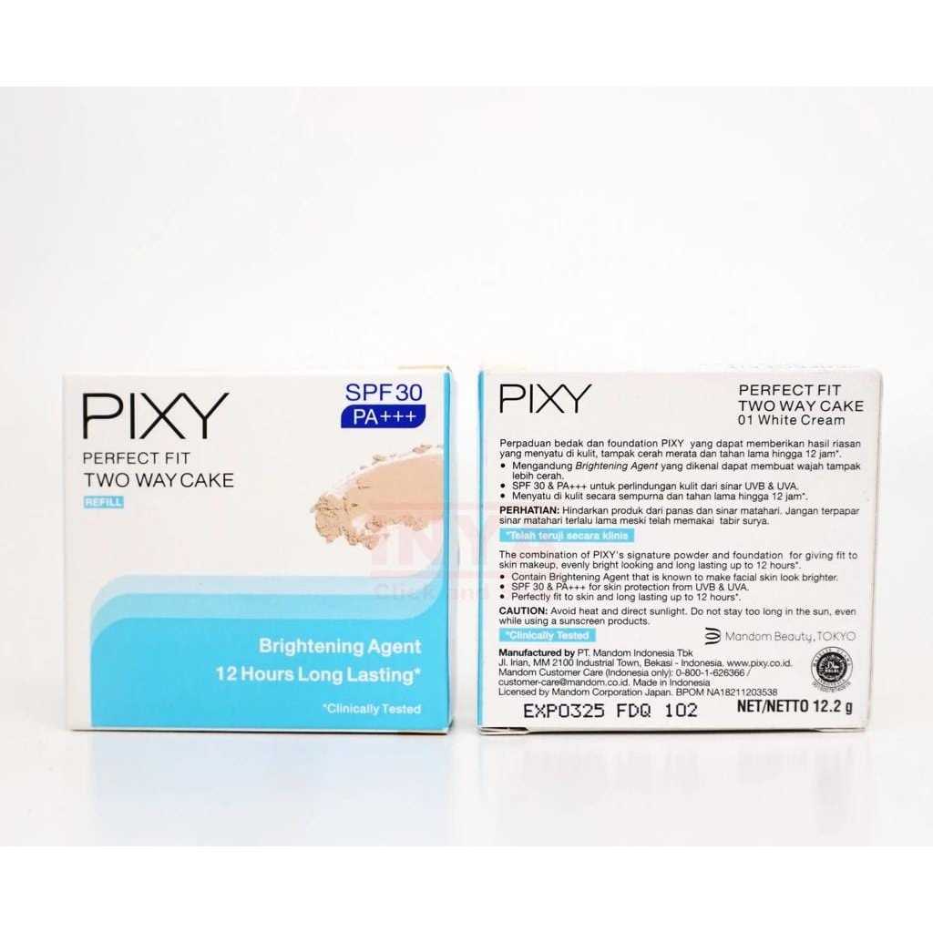 Fs -- Refill Pixy Whitening Two Way Cake Perfect Fit NEW PACKAGING ...