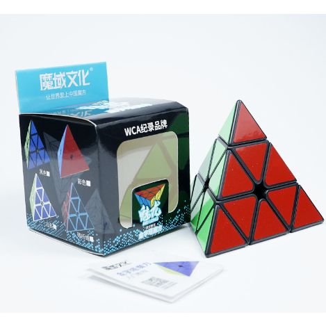 Rubik Pyraminx MoYu Meilong Pyraminx MFJS Blackbase Original Pyramid ...