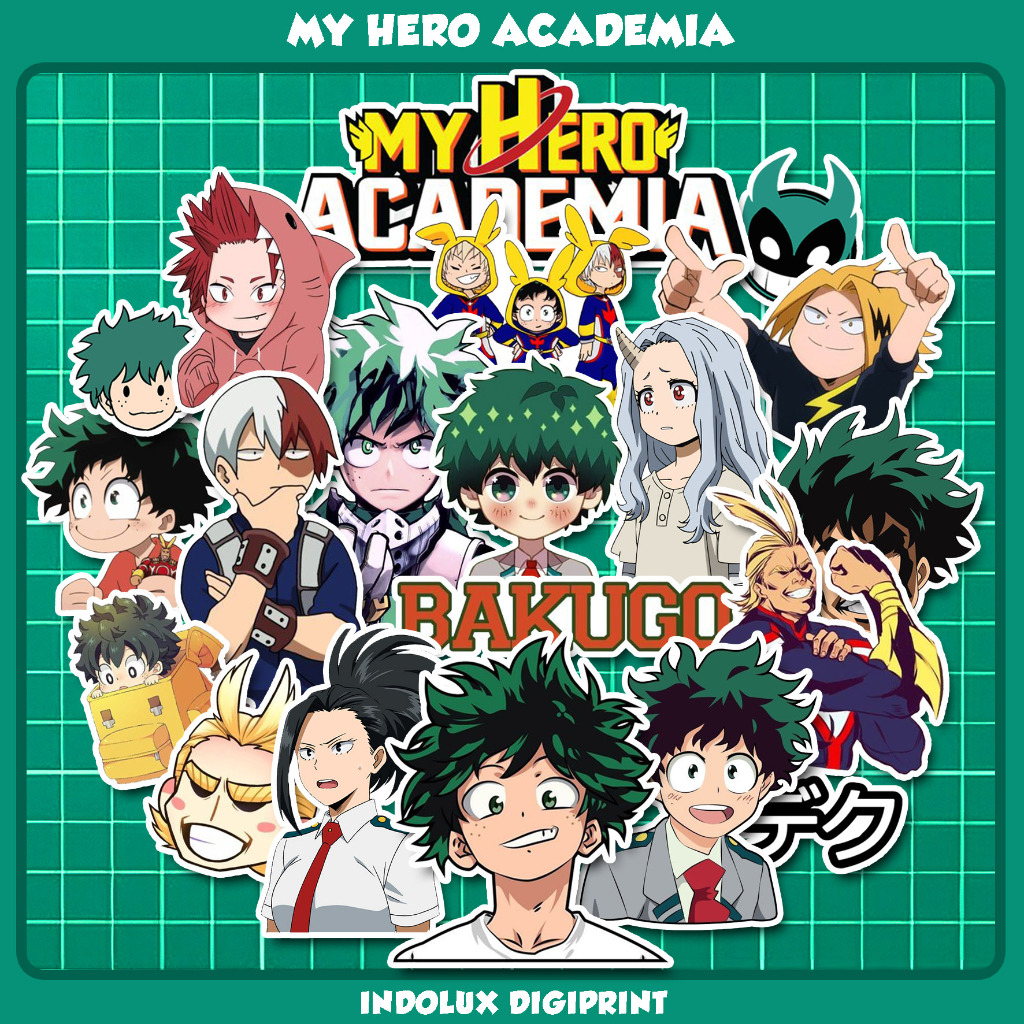 My Hero Academia Stickers 38 Pcs Anime Stickers Boku No Hero Academia ...