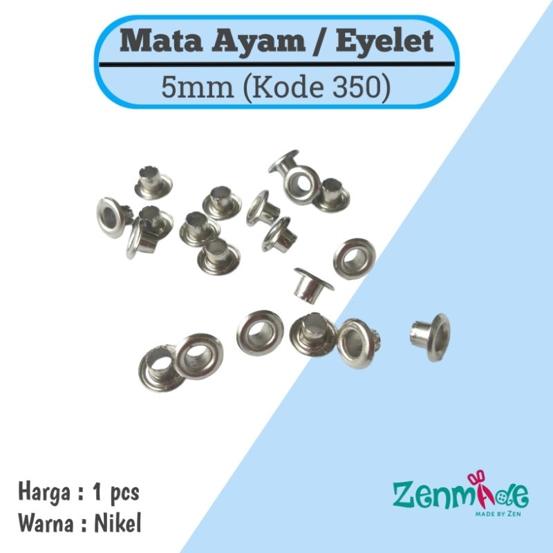 MATA Chicken Eye Ring (Code 350) 5mm • eyelet • Duck Eye • Ring banner ...