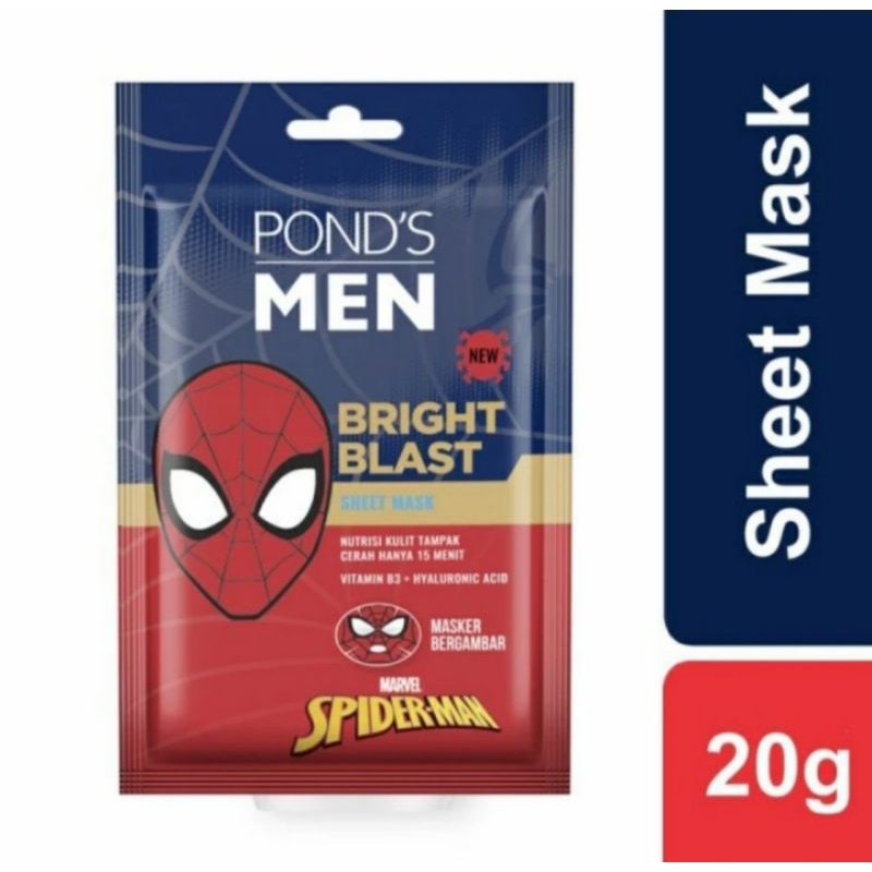 Pond's men Mask Sheet Bright Blast 20 g | Shopee Philippines