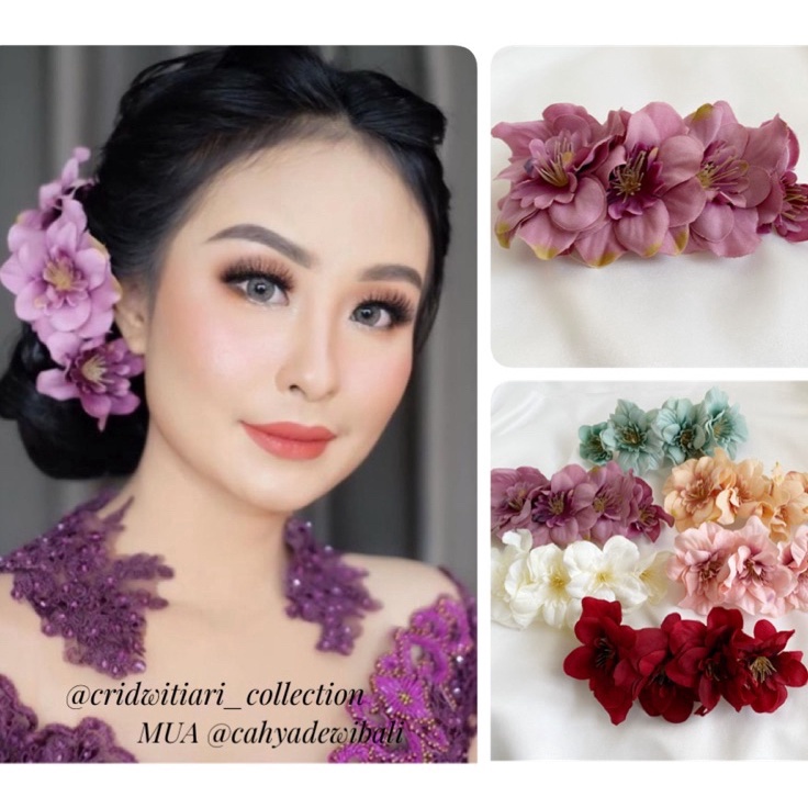 Best Offer Every Week Sakura Clover Premium Lavender Big Flower Hairdo ...