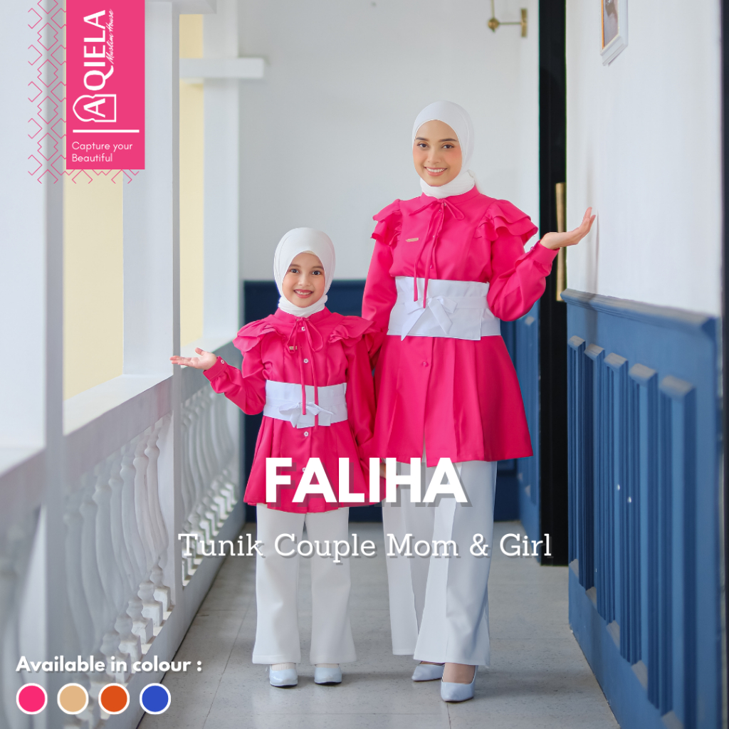Mother Daughter Couple Top - Faliha By Aqiela Muslim House | Shopee ...