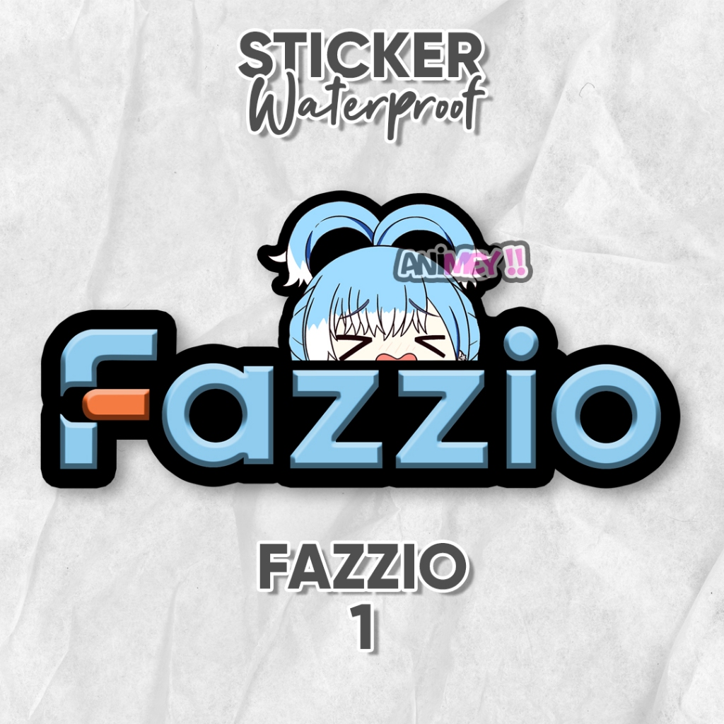 Kobo Kanaeru Fazzio Logo Sticker / Waterproof Anime Sticker | Shopee ...