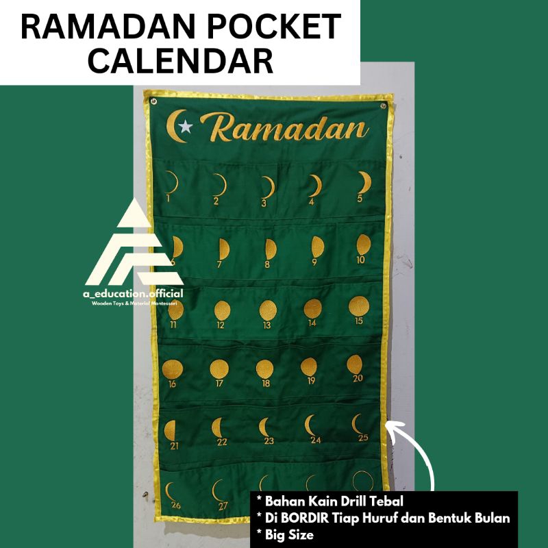 Ramadan Activity POCKET CALENDAR 30-day POCKET RAMADAN Activity ...