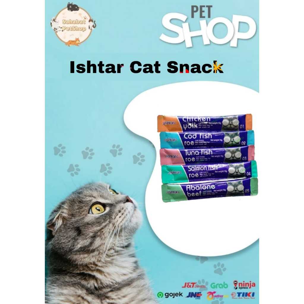 Ishtar cat strip cat snack 15gr | Shopee Philippines