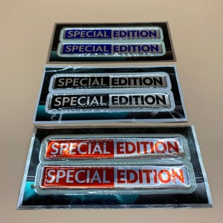 SPECIAL EDITION emblem Sticker, 12cm embossed Sticker, contains 2 ...