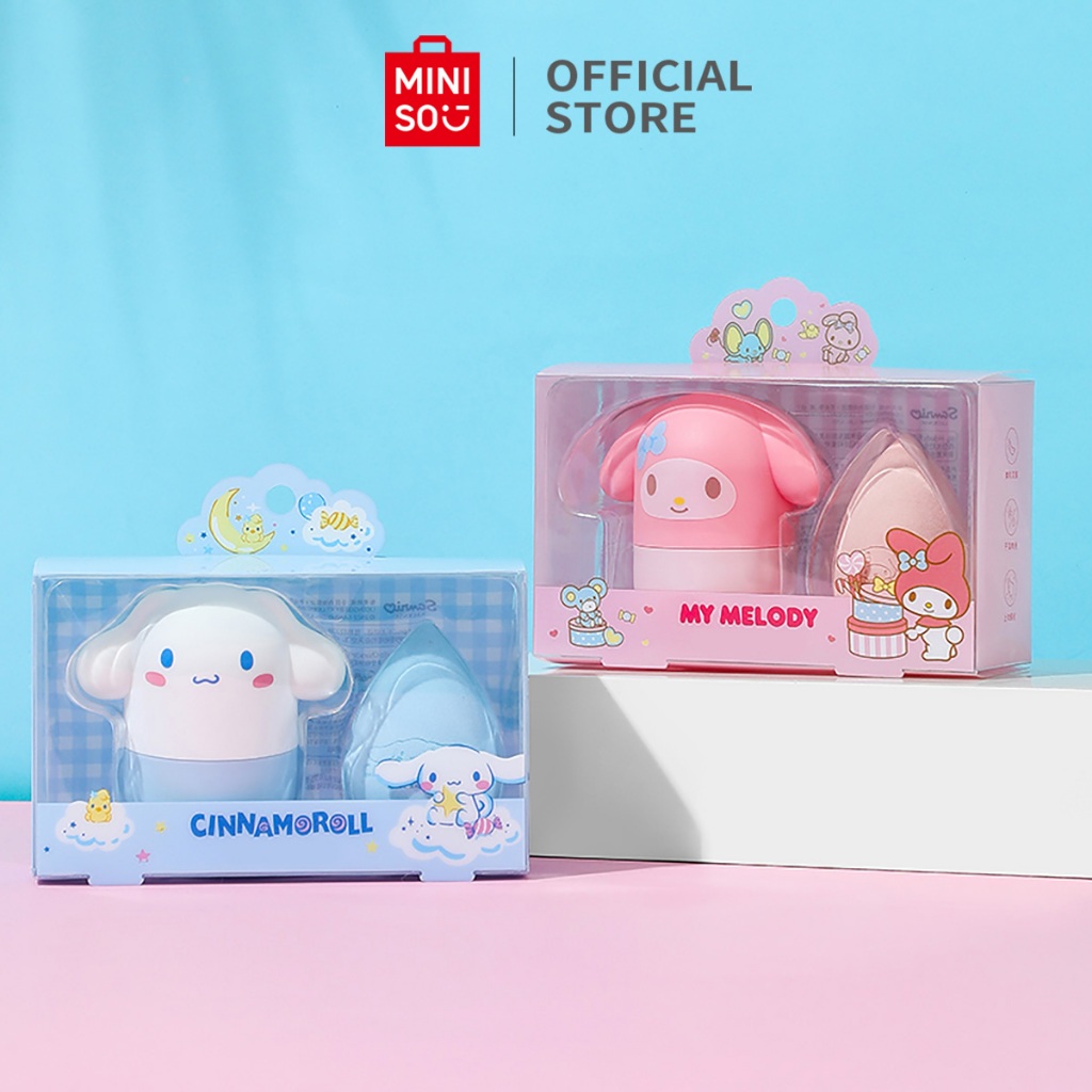Miniso X Sanrio Sponge Makeup With Beauty Blender Sponge Case | Shopee ...