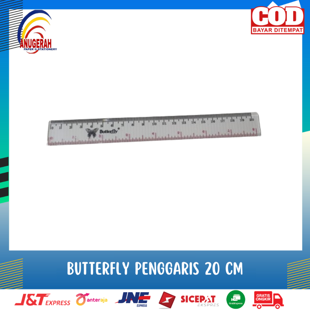 Butterfly RULER 20 CM (PCS) | Shopee Philippines