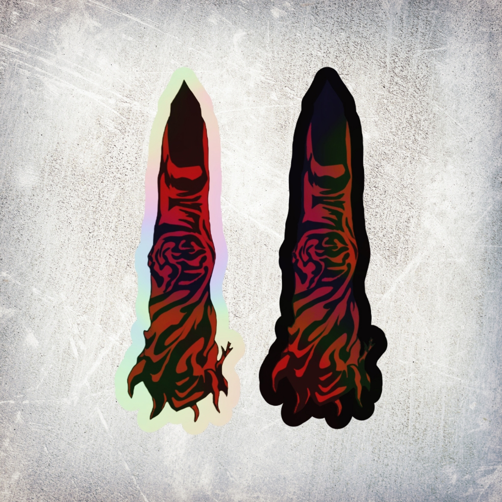 Sukuna JUJUTSU KAISEN ANIME FINGER HOLOGRAM STICKER | Shopee Philippines