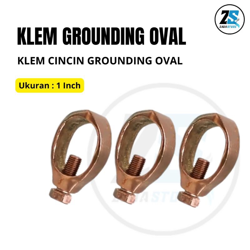 Oval Stick Grounding Ring Clamp For Rod Insulator Anti-Lightning Cable ...