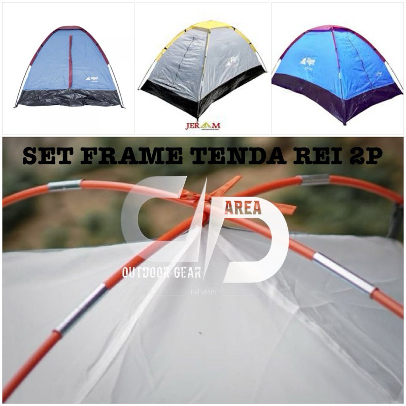 TENDA Rei Tent frame set 2/3 People Tent frame set Tent frame set fiber ...