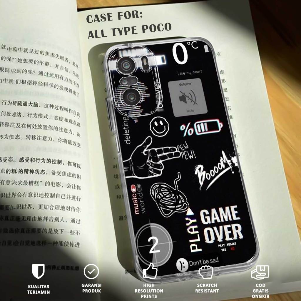 HP Case Poco C40 F3 F4 F4 GT F5 M3 M3 Pro 5G M4 M4 Pro - NASA TICKET ...