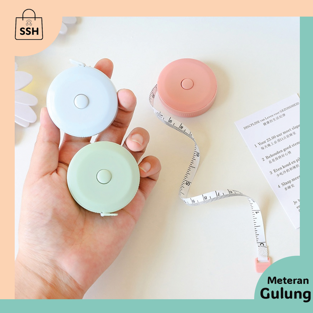 Mini Roll Meter 150cm Roll Meter 1.5m Swivel Roll Clothes Meter Tape ...