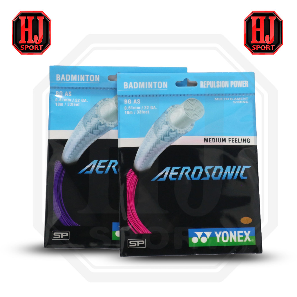 Original YY BG AEROSONIC / AEROSONIC Badminton Racket Strings | Shopee ...