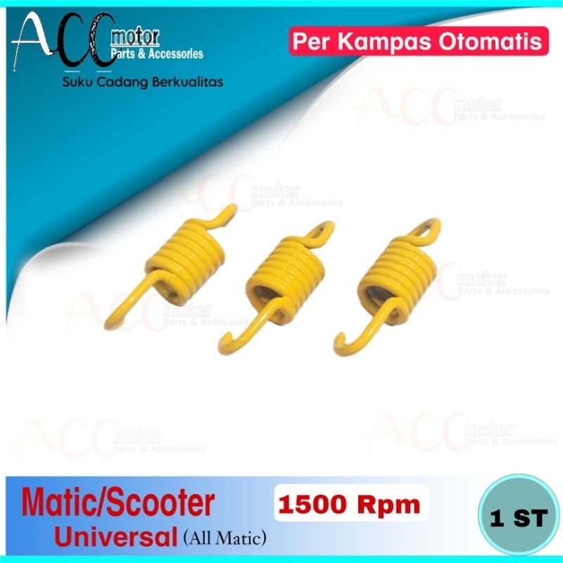 Racing Clutch Automatic Double Ver Spring Rpm-1500 Mio/Mio Soul/Beat ...