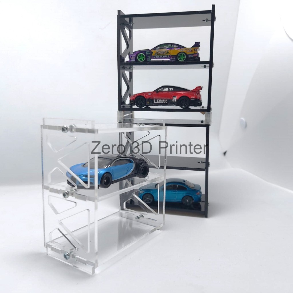 1/64 Diecast Car Rack Stackable Accessories Acrylic Display Rack - Z3D ...
