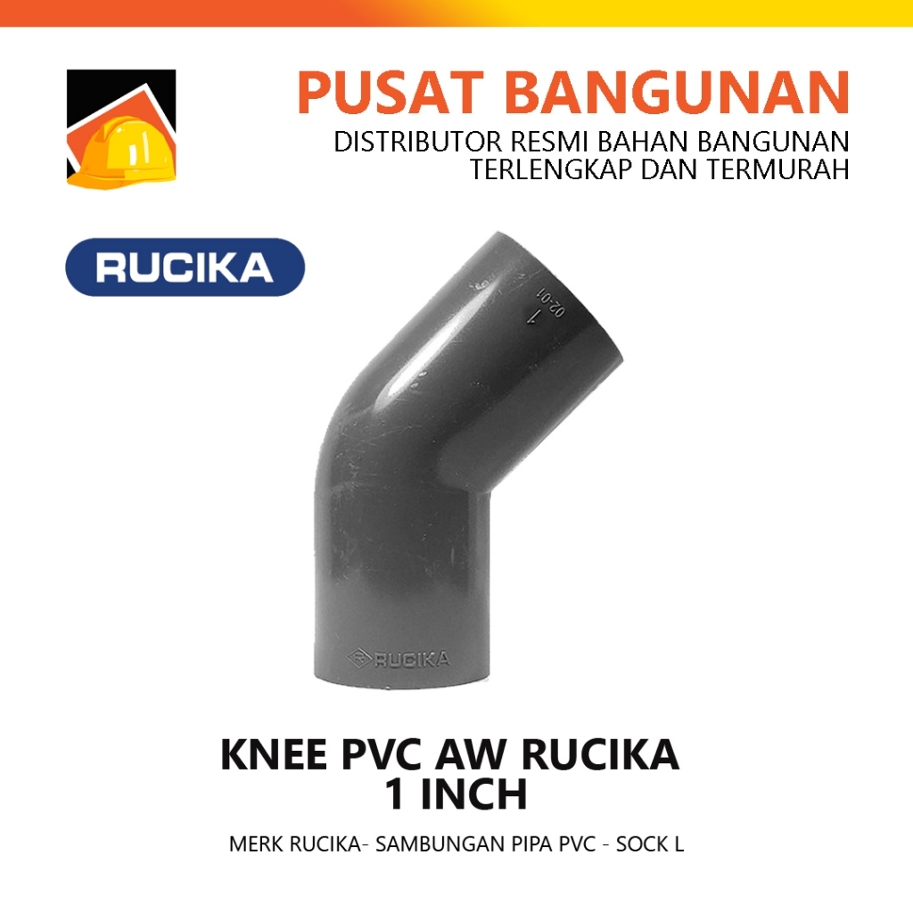Elbow/knee AW 1" INCH RUCIKA PVC Pipe Fittings | Shopee Philippines