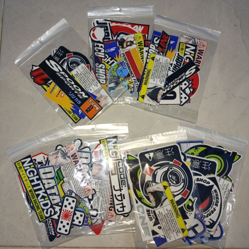 Jdm sticker pack jdm racing sticker pack | Shopee Philippines