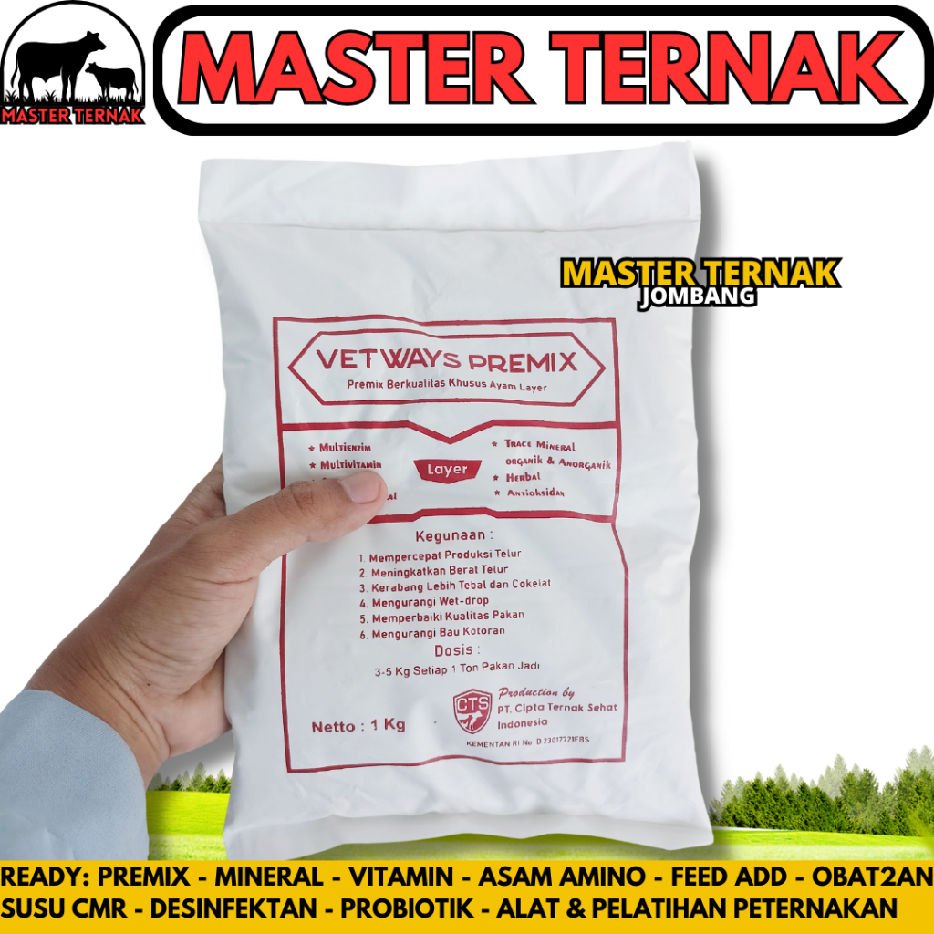 VETWAYS PREMIX LAYER 1 KG - Laying Chicken Premix Promotes Production ...