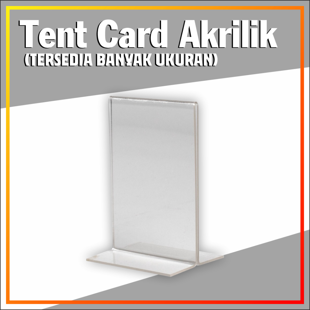 Acrylic Tent Card, Suitable For Cafes, Restaurants, And Other ...