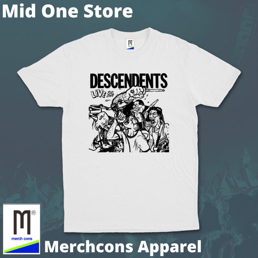 MOD347 / DESCENTS TAG MERCHCONS BAND T-SHIRTS OUTER SIZE / DISTRO MUSIC ...