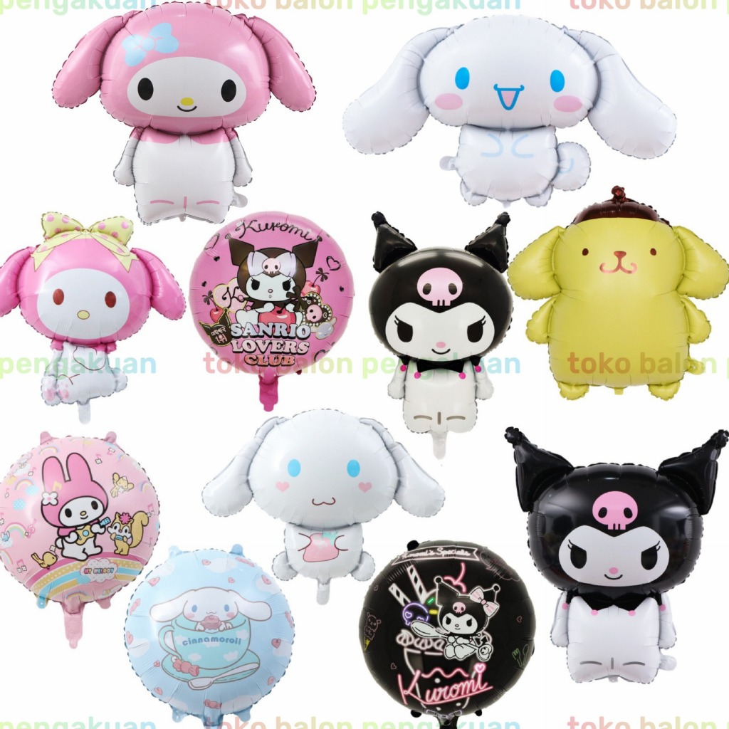 Cute animal character jumbo foil balloons / birthday balloons | Shopee ...
