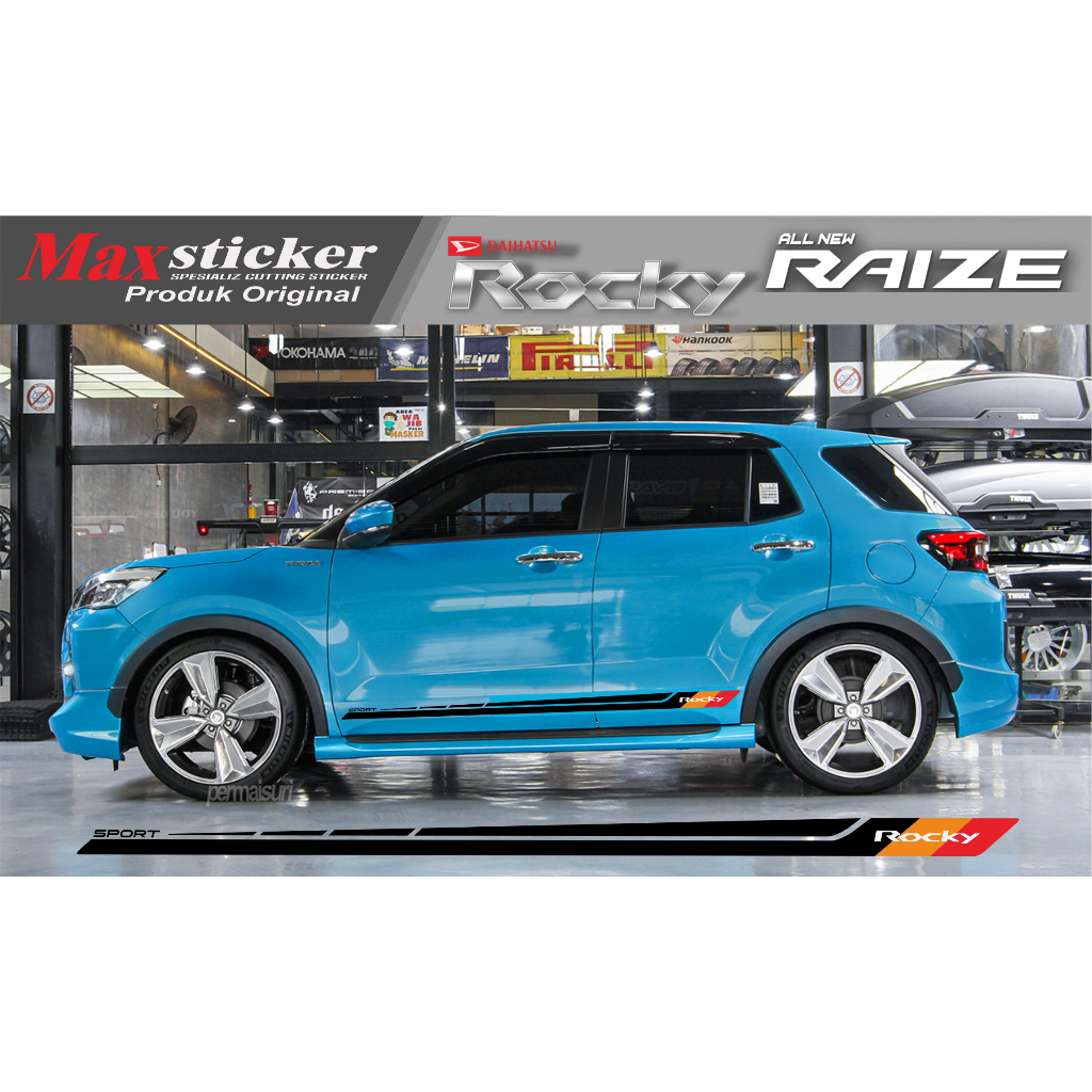 Sticker TOYOTA RAIZE DAIHATSU ROCKY CUTTING STICKER RAIZE ROCKY ...