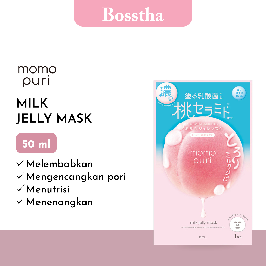 Bosstha - Momopuri milk jelly mask | Shopee Philippines